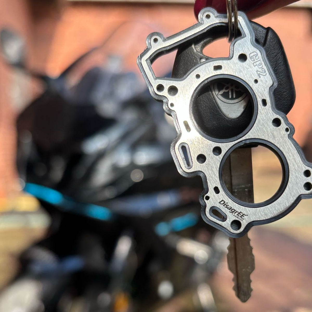 Motorcycle Head Gasket Keychains – Yamaha, Honda, Suzuki & More – DisagrEE
