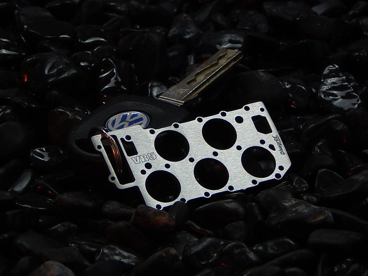 Miniature of a Head Gasket for VW VR5 10V Keychain Stainless Steel ...