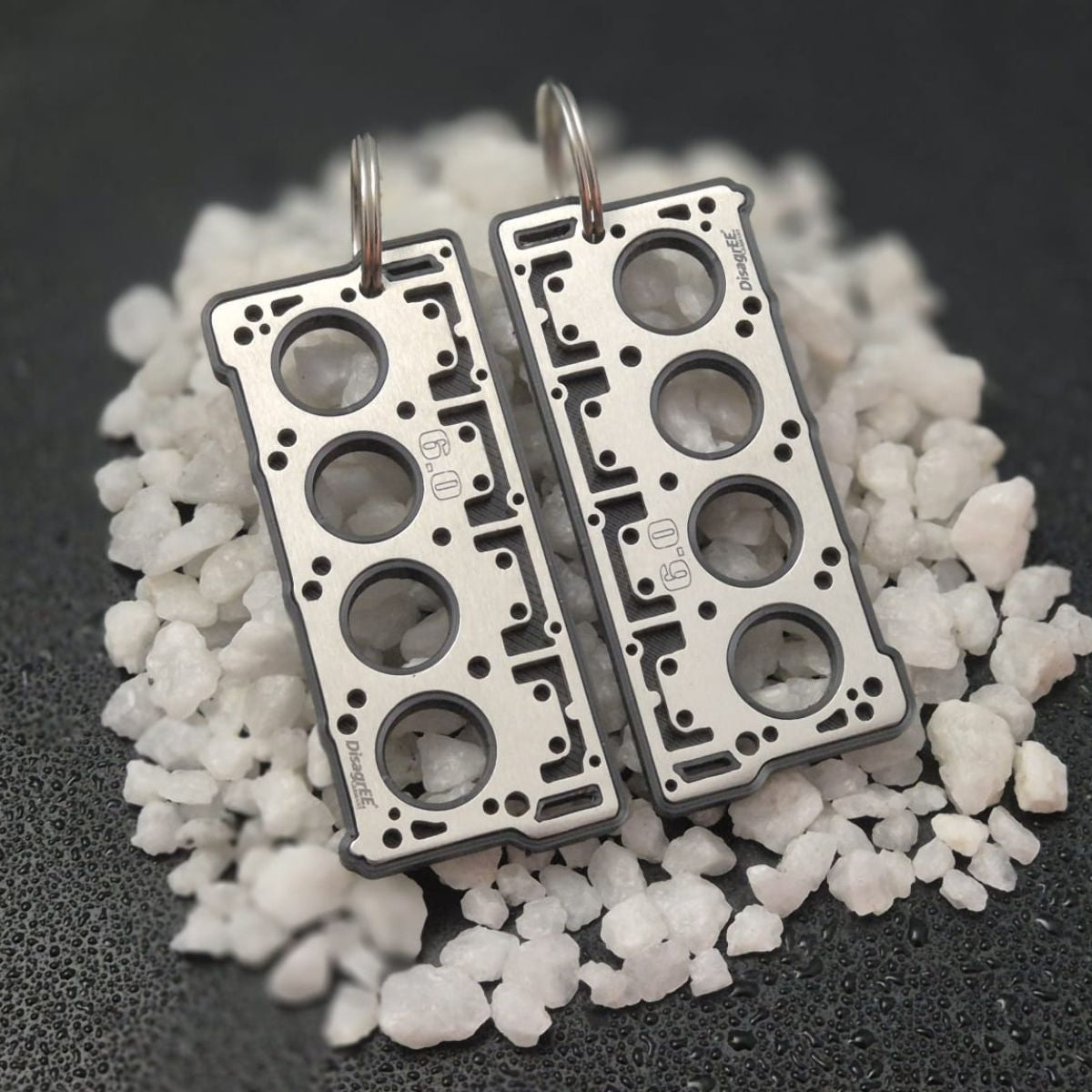 Miniature of a Head Gasket for Ford Powerstroke 6.0 Keychain Stainless ...