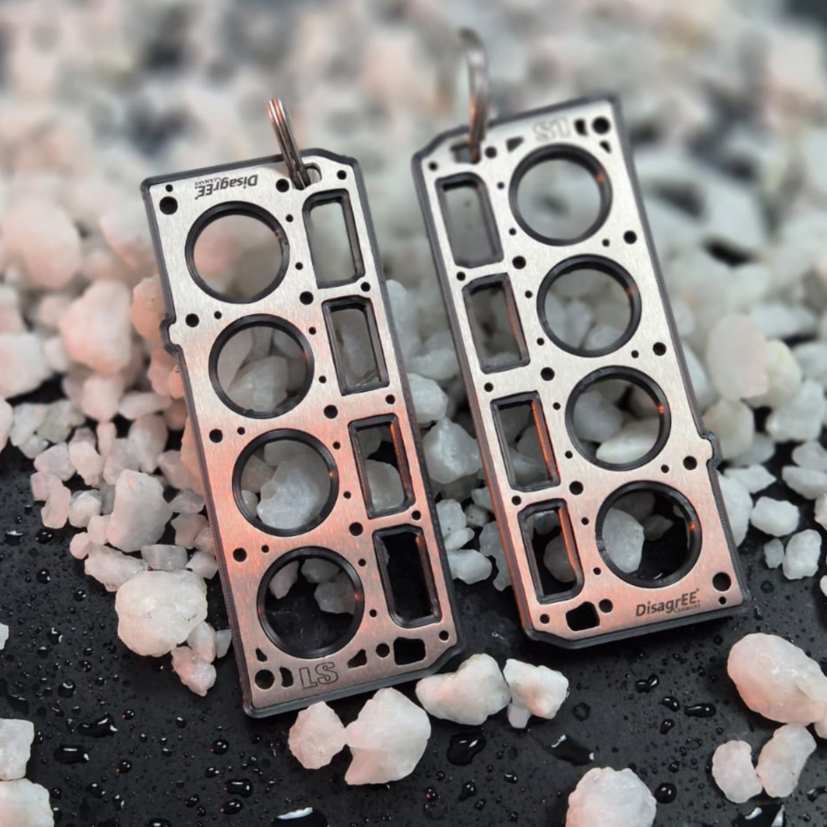 Chevy LS Keychain – Gen 3 & 4 Small Block V8 Gift Idea – DisagrEE